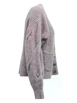 Simkhai Cable-knit Pocket Cardigan