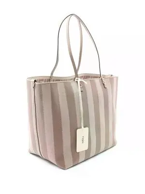 Fendi Striped Tote Bag