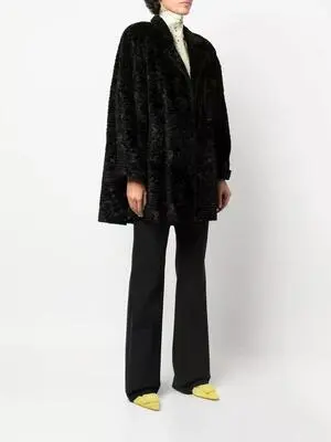 A.N.G.E.L.O. VINTAGE CULT 1980s Faux-fur Buttoned Coat