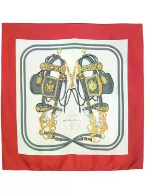 HERMÈS 1980s Pre-owned Brides De Gala Silk Scarf