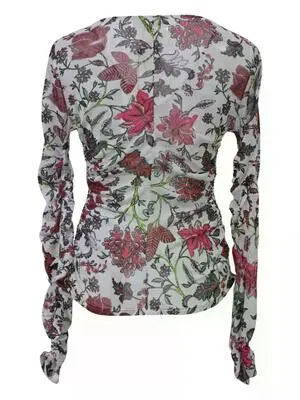 Diane Von Furstenberg Floral-print Top