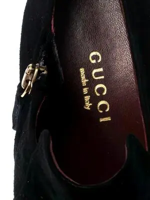Gucci 105mm Suede Ankle Boots