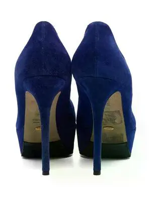 SERGIO ROSSI Platform Suede Pumps