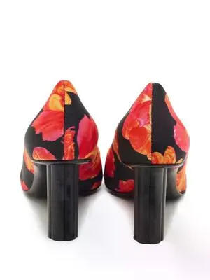 FERRAGAMO Badia Floral-print Pumps