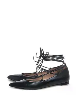 GIANVITO ROSSI Leather Ballet Flats