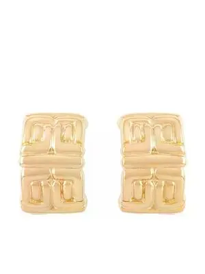 Givenchy 1980s 4g-motif Clip-on Earrings - Gold