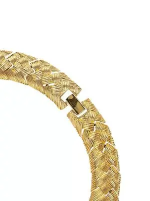 SUSAN CAPLAN 1980s Napier Interwoven Choker Necklace