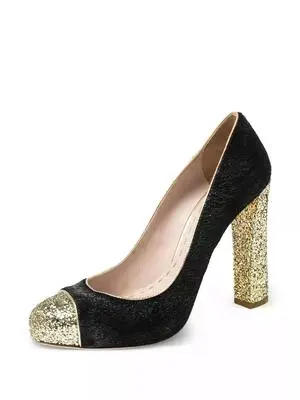 Miu Miu 115mm Glitter-detailed Pumps
