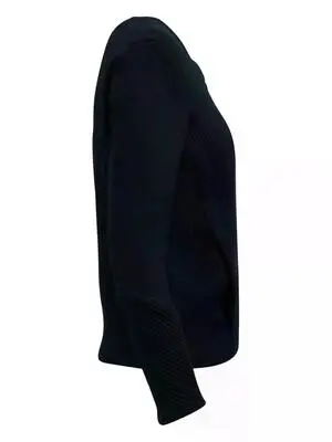 Maje Ribbed Long Sleeve Top