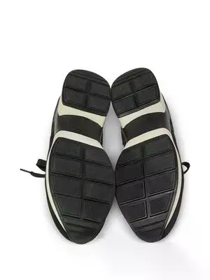 TOD'S Metallic Panelled Sneakers - Black