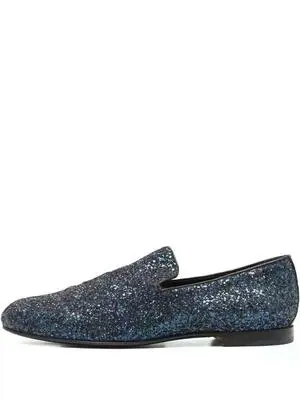 JIMMY CHOO Glitter Loafers