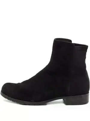 Women's Black Suede Ankle Boots
