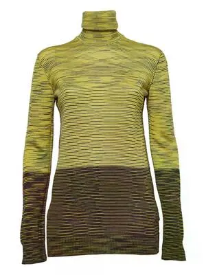 Missoni Striped Turtleneck Top