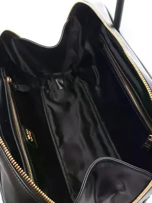 Miu Miu Embossed Logo Tote Bag - Black
