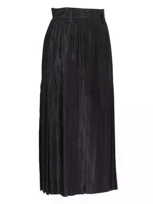 Versace 1980s Silk Midi Skirt