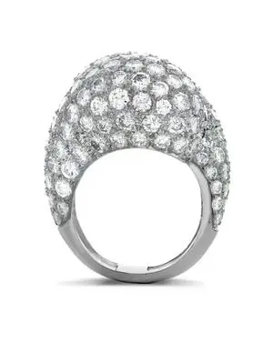 PRAGNELL Contemporary Platinum Bypass Diamond Ring