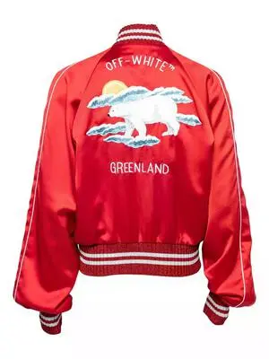 Off-White Logo-embroidered Jacket