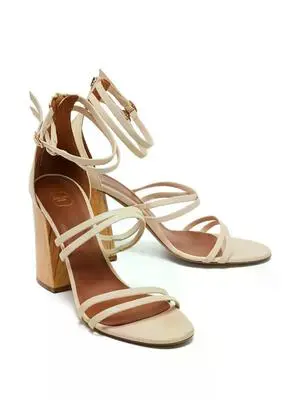 MALONE SOULIERS 100mm Leather Sandals