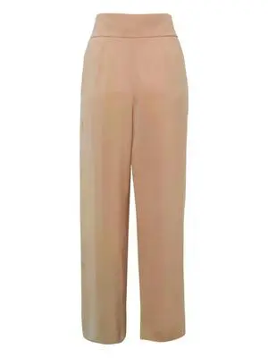 Max Mara Crease-effect Straight Leg Trousers
