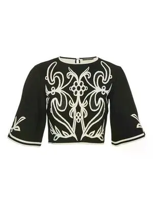 Alexander Mcqueen Embroidered Tops