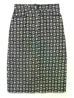 Celine 1999-2000s Macadam Denim Skirt