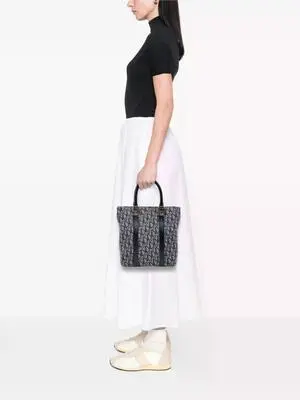 Dior Diorissimo Trotter Canvas Tote Bag - Blue