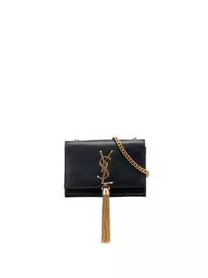 Saint Laurent Monogram Kate Tassel Crossbody Bag - Black