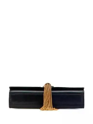 Saint Laurent Monogram Kate Tassel Crossbody Bag - Black