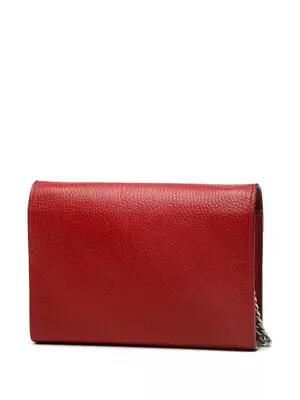 Gucci 2016-2025 Leather Dionysus Wallet On Chain - Red