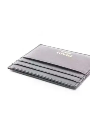 Prada 2010-2025 Soft Grained Leather Card Holder