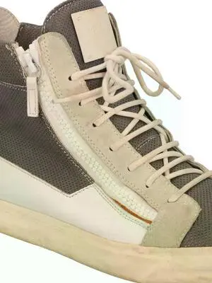 GIUSEPPE ZANOTTI Leather High-top Sneakers