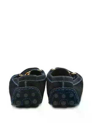 LOUIS VUITTON Oxford Suede Loafers