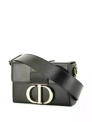 Dior 2021 30 Montaigne Shoulder Bag - Black
