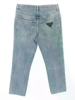 Prada 2000s 5-pocket Jeans With Triangle Plaque