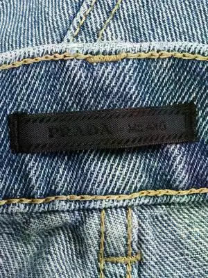 Prada 2000s 5-pocket Jeans With Triangle Plaque