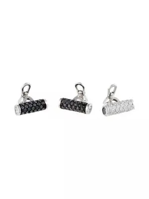 De Grisogono 18k White Gold Diamond Cufflinks - Silver