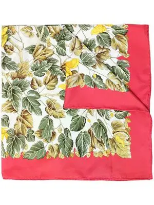 Hermès L'arbre De Soie Silk Scarf - Red