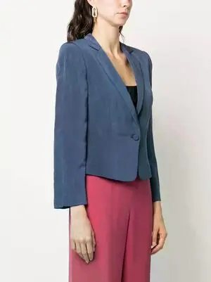 Giorgio Armani 2000s Single-breasted Silk Blazer