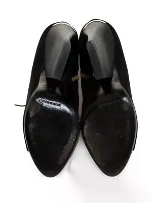 Burberry 105mm Lace-up Peep-toe Ankle Boots