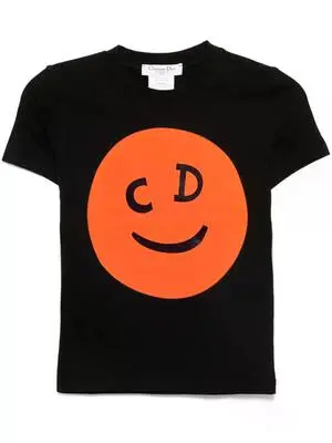 Dior 2001 Graphic-print T-shirt - Black