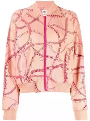 Hermès Bridle-strap Print Zip-up Jacket