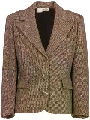 Valentino Garavani 1980 Herringbone Wool Jacket