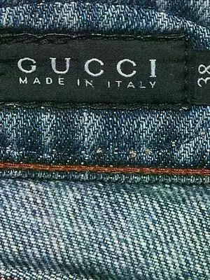 Gucci 2006 Embroidered Jeans