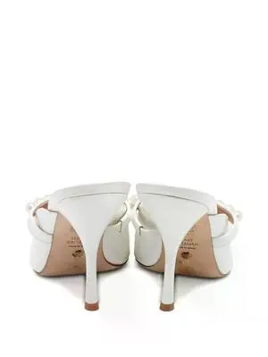 STUART WEITZMAN 110mm Pearl-strap Pointed-toe Mules