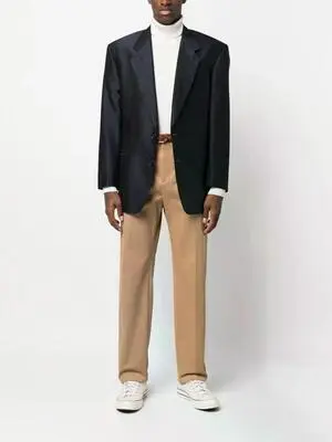 Gianfranco Ferre 1980s Stepped Lapels Blazer