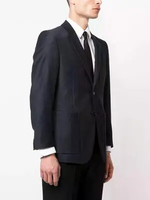 Burberry 2000s Notched-lapel Single-breasted Blazer