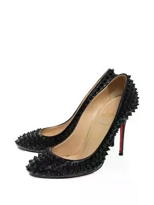 CHRISTIAN LOUBOUTIN 100mm Fifi Spike Leather Pumps
