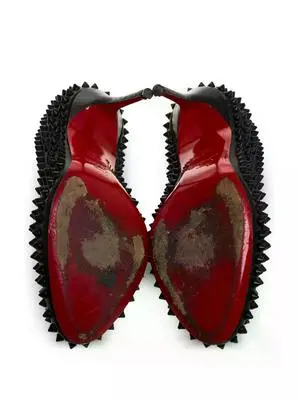 CHRISTIAN LOUBOUTIN 100mm Fifi Spike Leather Pumps