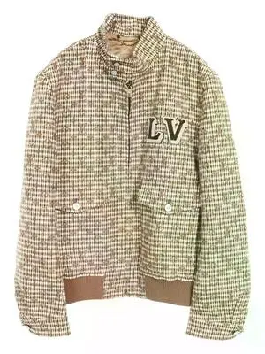 LOUIS VUITTON Monogram-detail Zip Jacket