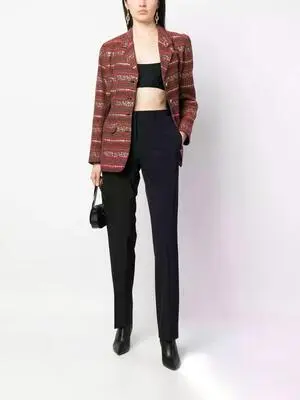 JEAN PAUL GAULTIER 1990s Graphic-print Single-breasted Blazer